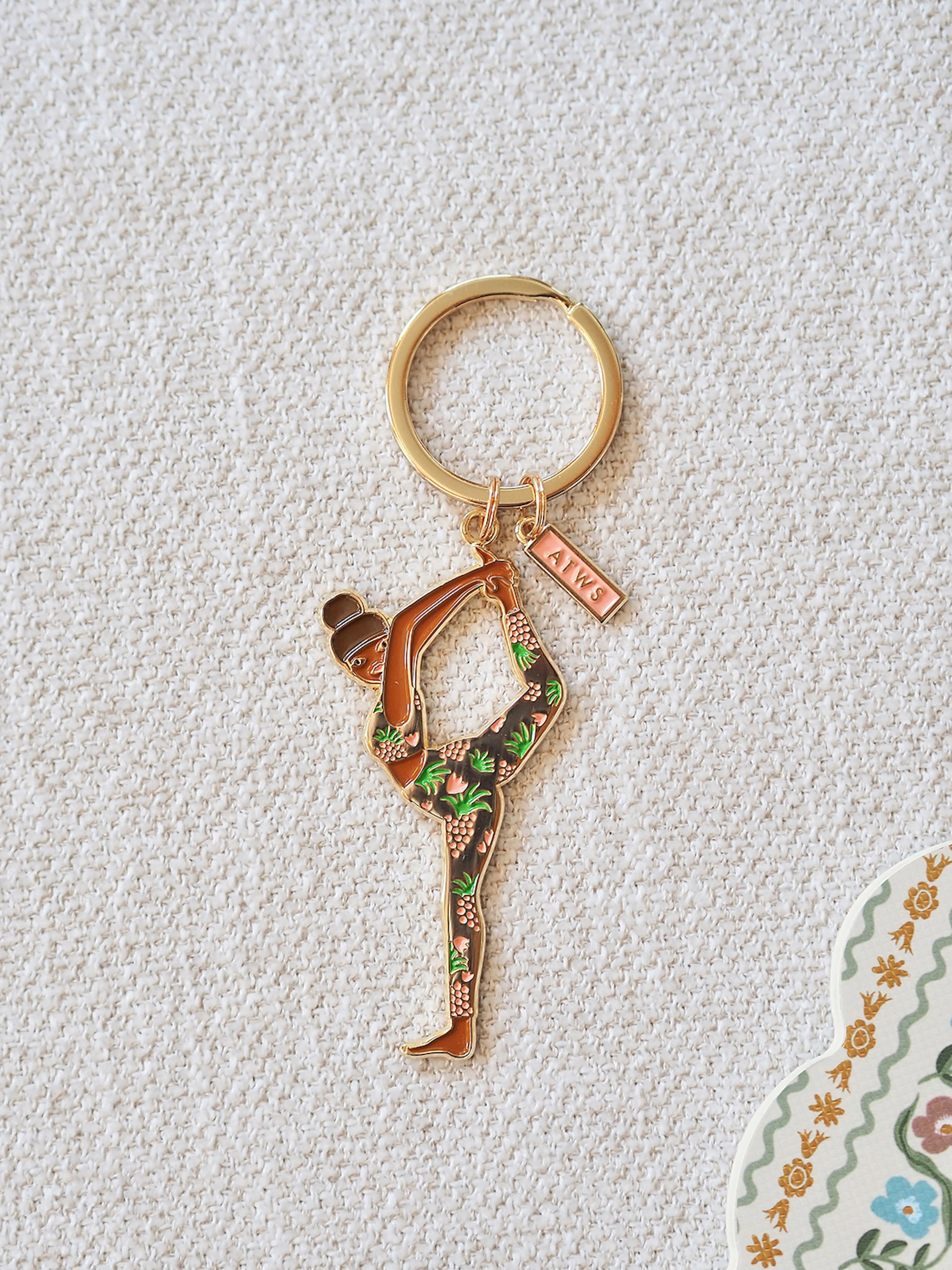 Yoga Keychain | The Cross Living