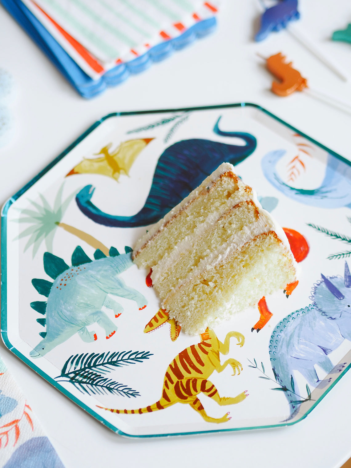 Dinosaur Kingdom Dinner Plates | The Cross Living