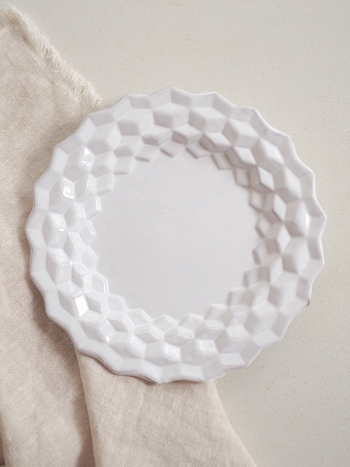 Astier de Villatte | Cube Soup Plate | The Cross Living